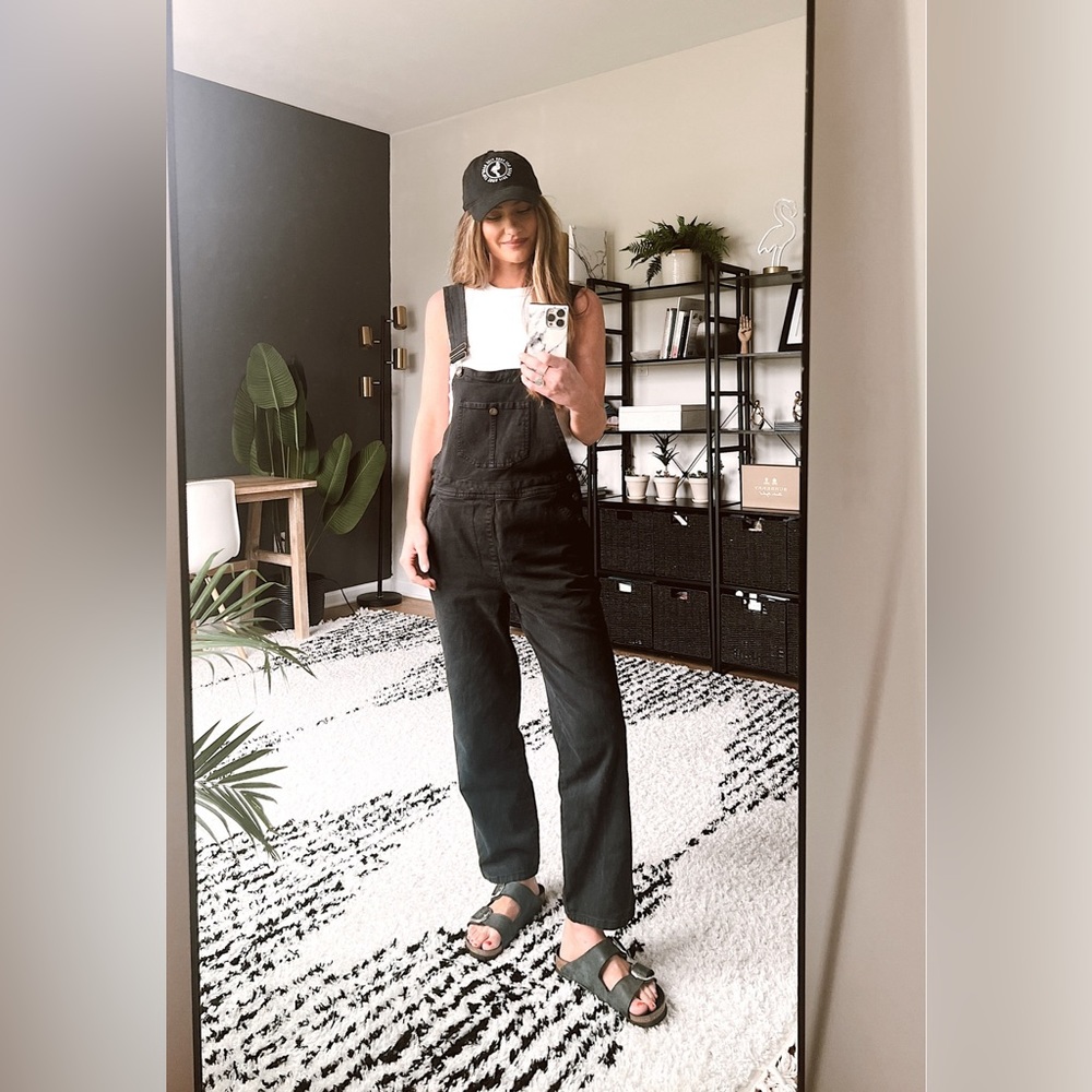 Faherty Kerry Twill Overalls In Raven - Gem